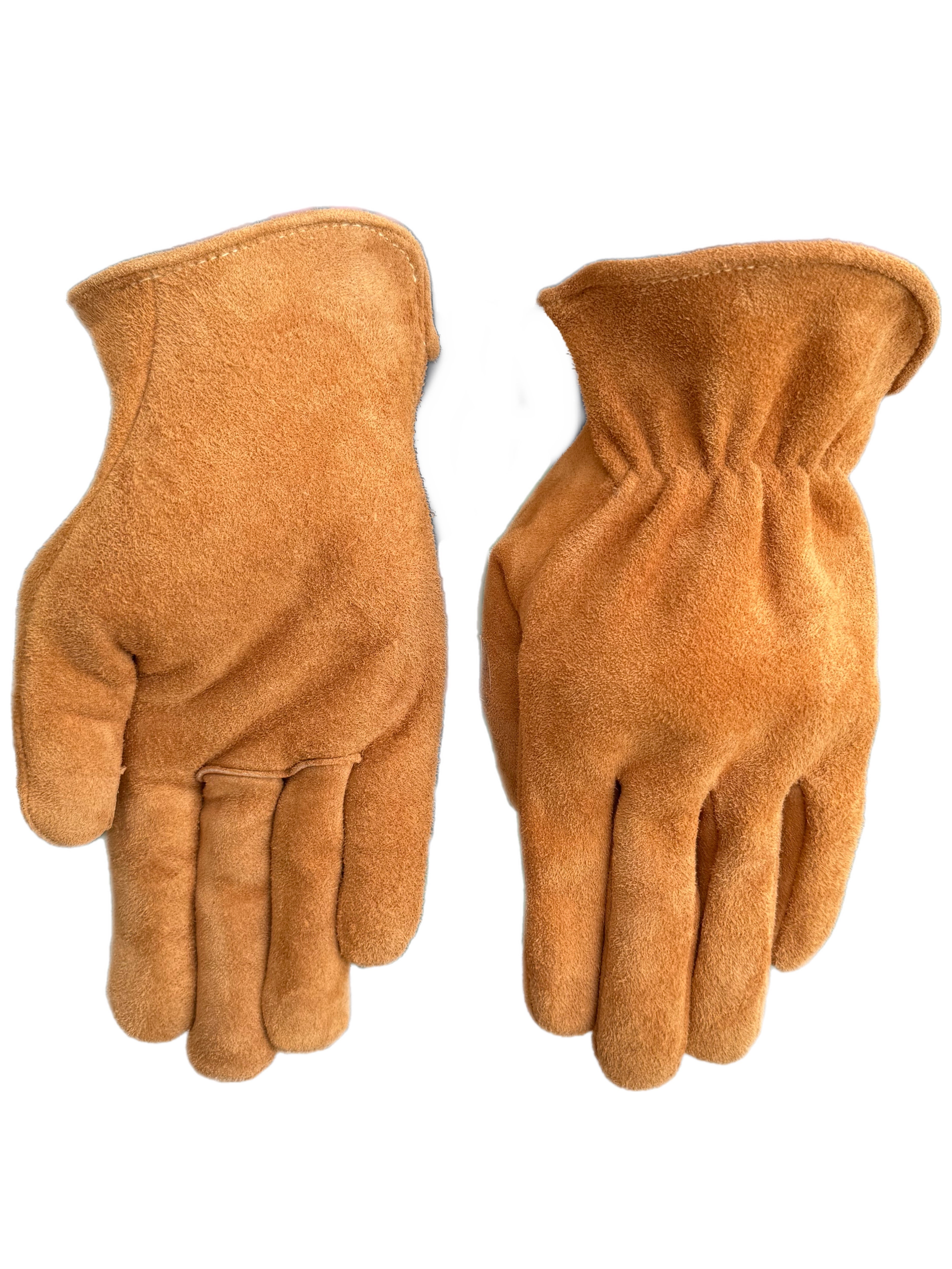 Slickman Vaquero Cowhide Work Gloves - Rough Out Palm Grip | Slickman